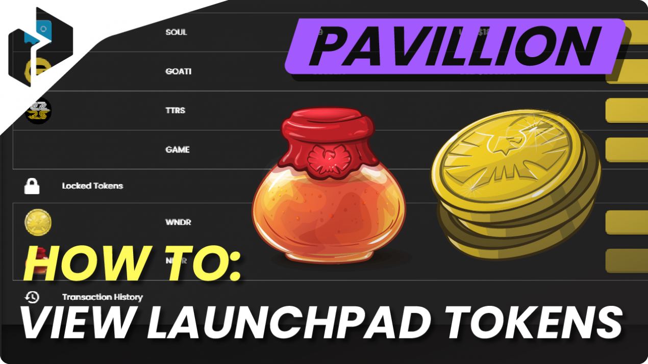 Pavillion How To Guide: Viewing Your Launchpad Tokens – Pavillion Hub